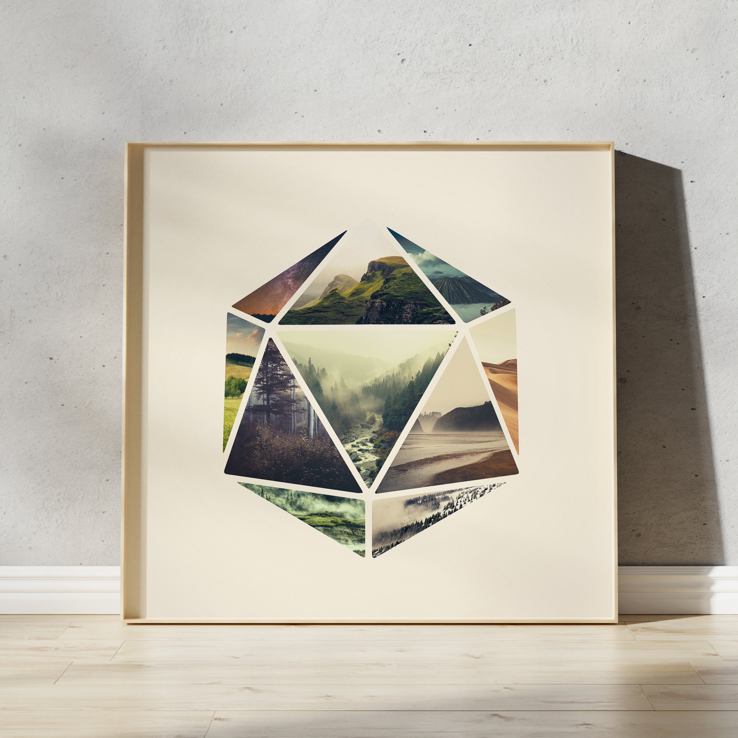 D20 Dice / D&D RPG Art Print – Gallery 94